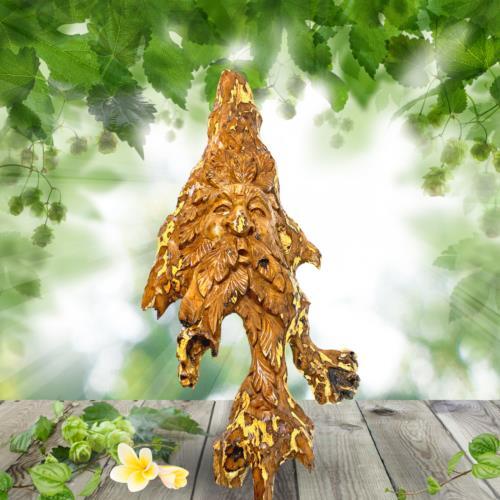 Tree Spirit Forest Wizard Statue Carving Rustic Reclaimed Teak Wood ...