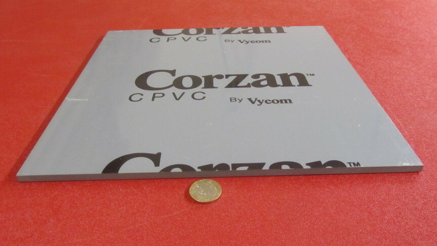 CPVC Sheet, Gray, .500" (1/2") Thick x 12" Wide x 12" Length | eBay