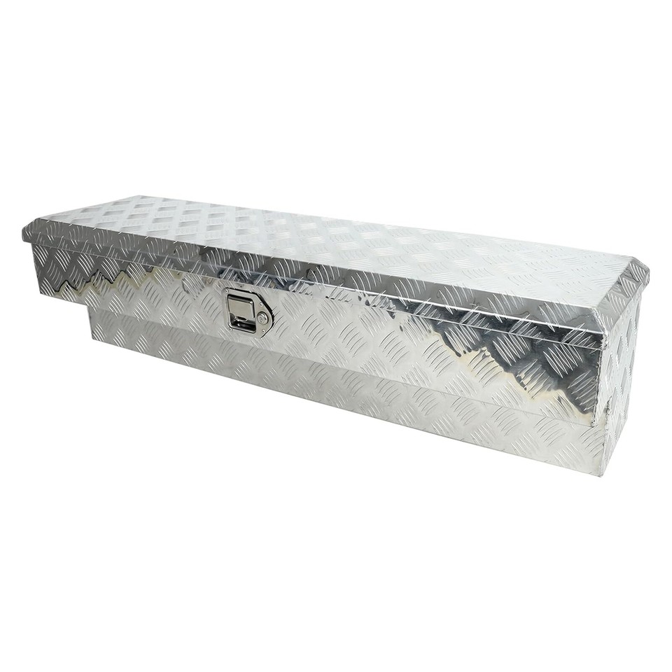 Aluminum 60"X12.5"X14" Side Mount Tool Box Side Truck Box with Paddle ...