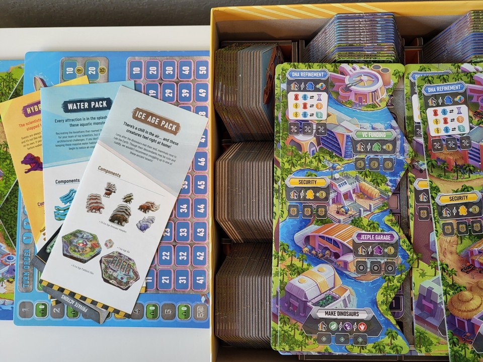 Dinosaur World Board Game Kickstarter + Metal Coins + 3 Expansions ...