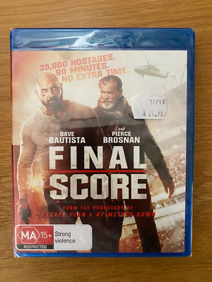 Final Score Blu-ray Region B New & Sealed Dave Bautista, Pierce Brosnan ...