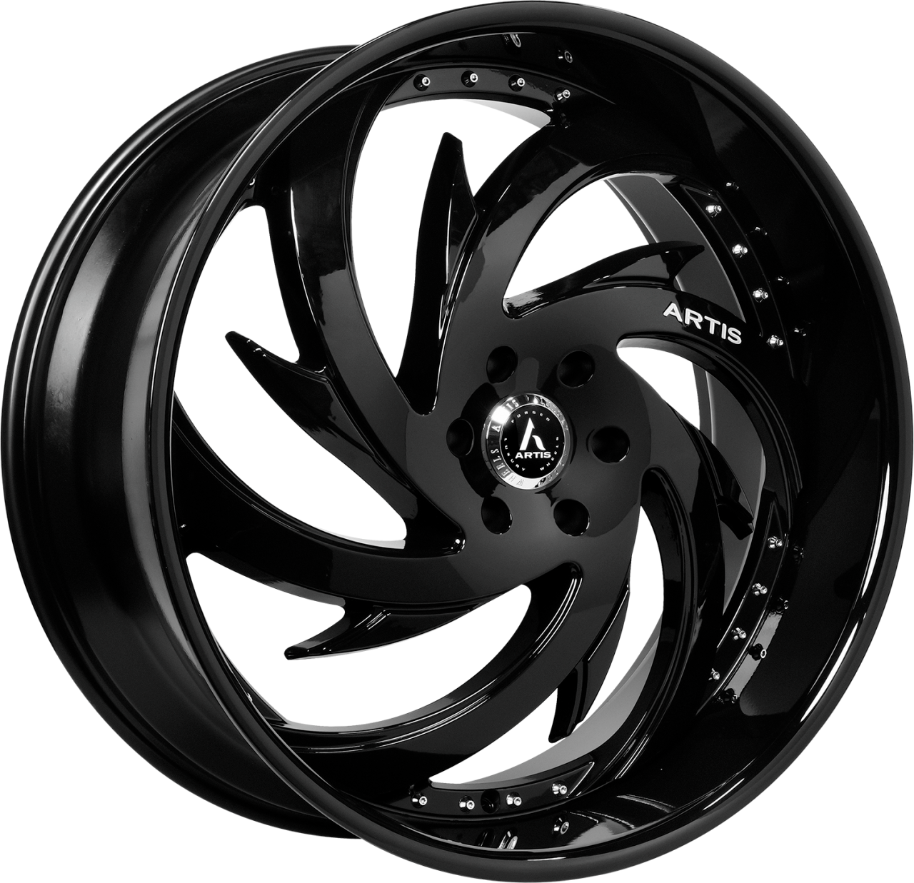 ARTIS 22 INCH GLOSS BLK WHEELS RIMS WITH STEERING WHEEL COMBO GBODY G ...