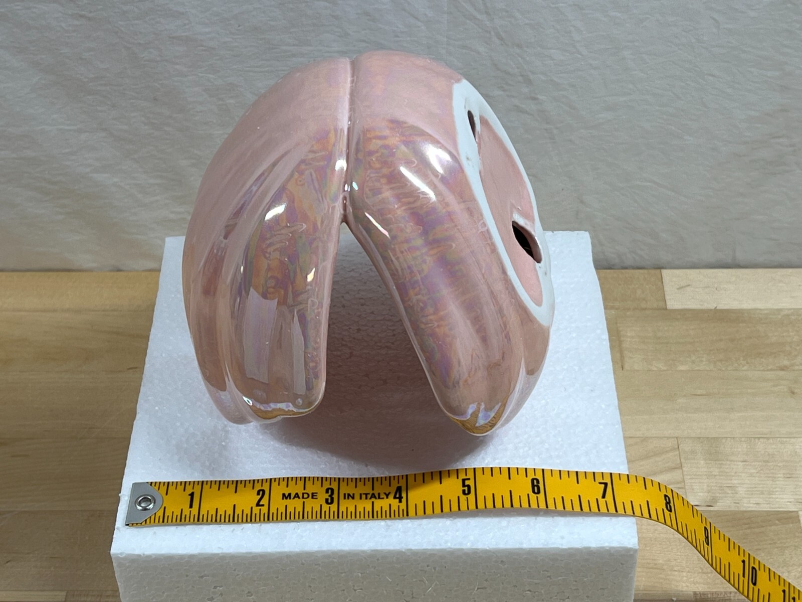 PEARL SHELL LED CERAMIC MERMAID CLAMSHELL LIGHT / LAMP - PINK / PEARL ...