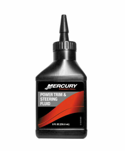 Mercury 92-858076K01 OEM Synthetic Blend (0W-30) Power Steering Fluid ...