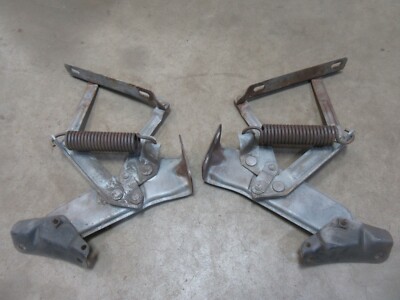 1963 Buick Lesabre front hood hinge spring pair set hot rod rat rod ...