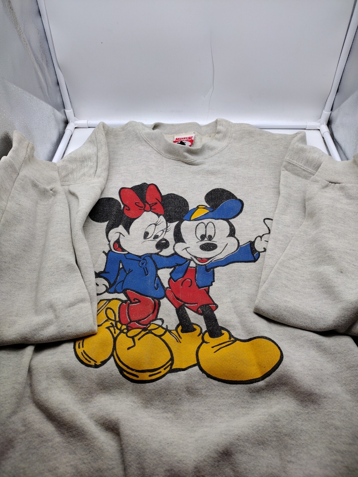 Vintage Mickey Inc. Mickey And Minnie Mouse Sweatshir… - Gem