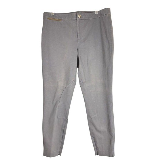 Lauren Ralph Lauren gray equestrian riding pants 14 - Gem