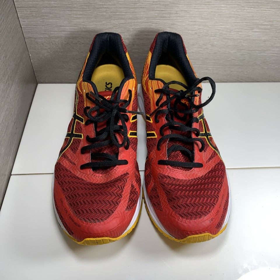 Asics Gel Ds Trainer 22 men’s size 13 Prime Red/ Black/Gold Fusion ...