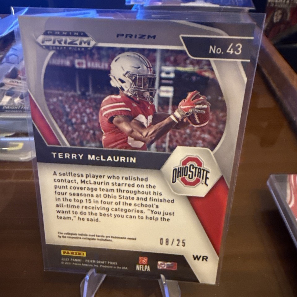 Terry McLaurin 2021 Prizm Draft Picks /25 | eBay