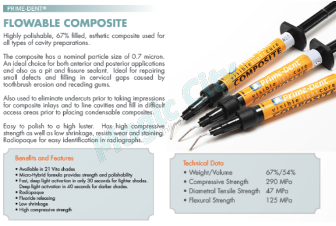 Flowable Light Cure Dental Composite Resin 2 gm. Syringe A1 | eBay