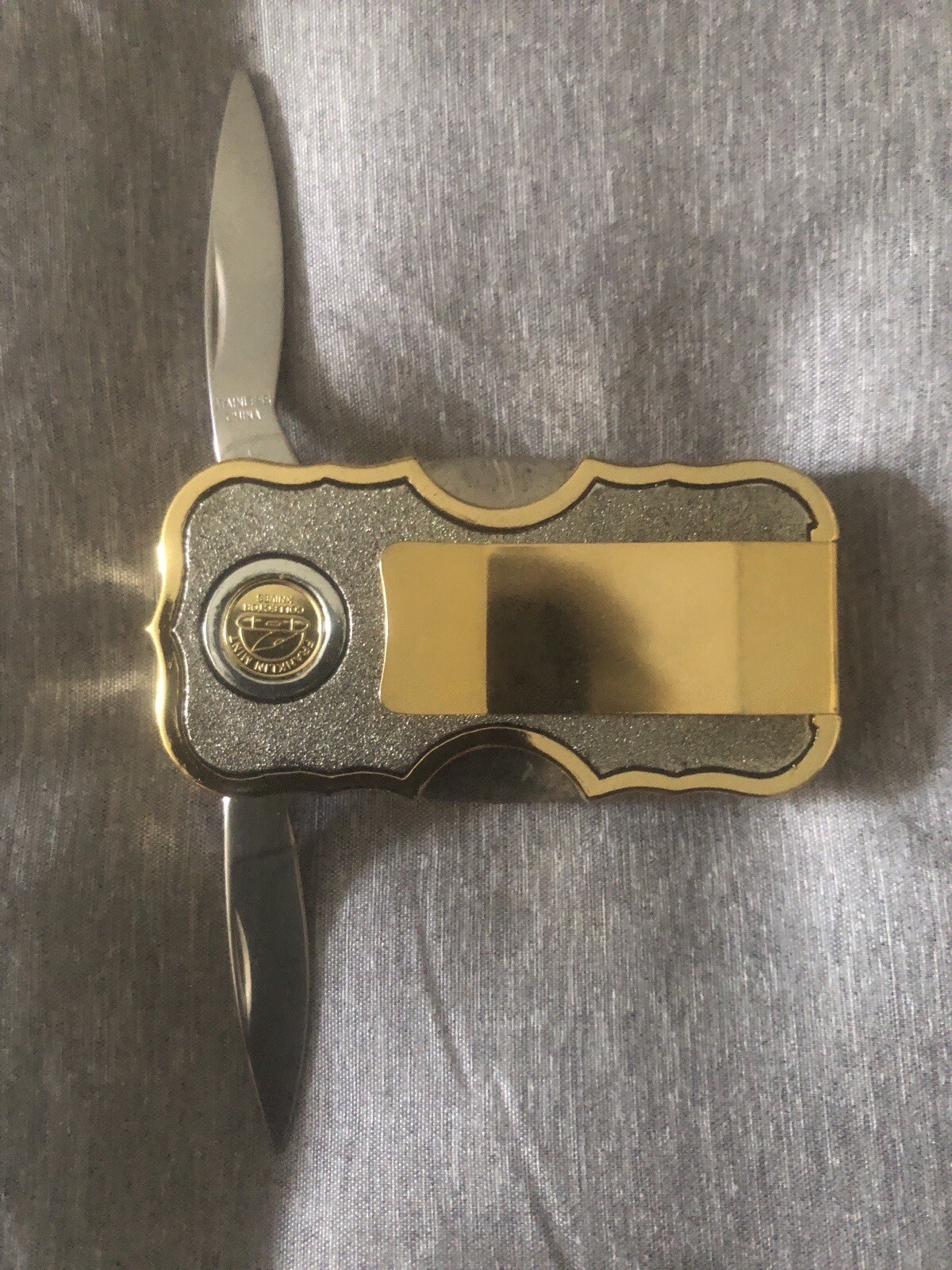 Franklin Mint-Buffalo Nickel Stainless Folding Knife/money Clip with ...