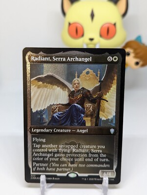 Radiant, Serra Archangel Etched Foil NM Commander Legends Magic The ...