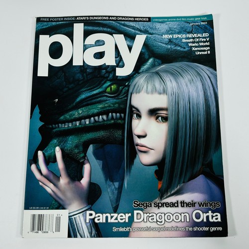 Play Magazine Sega Panzer Dragon Orta January 2003 | eBay
