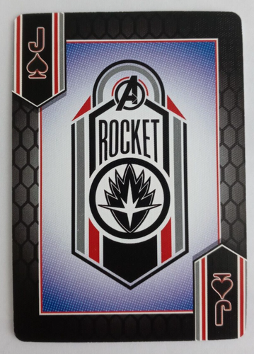 2019 Marvel Avengers Endgame Playing Card Rocket Jack Spades | eBay