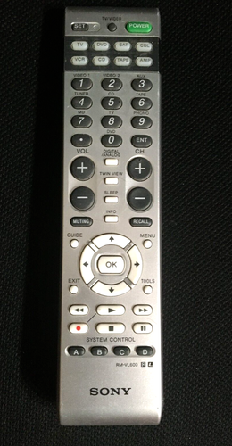 Sony RM-VL600 Universal Learning Remote Control | eBay