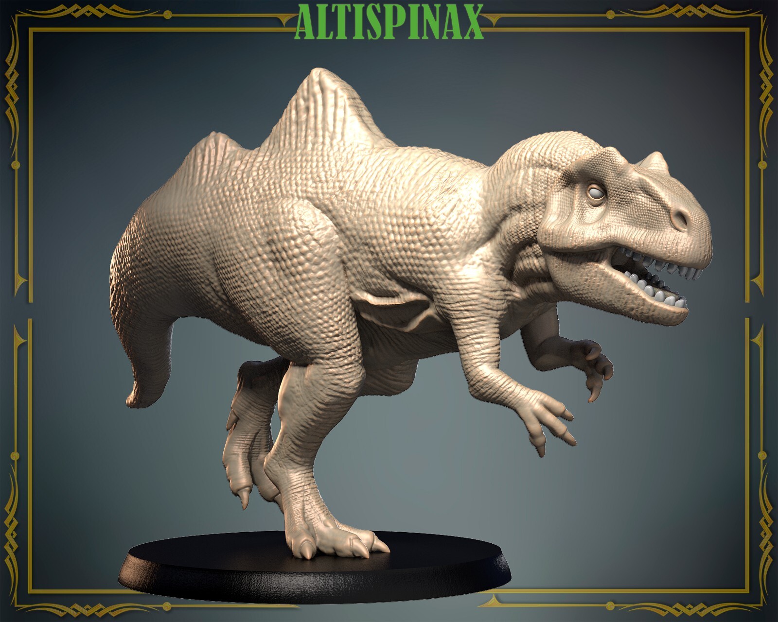 Altispinax | 3DIPStudios | Dinosaur Vol. 3 | Miniature | 32mm | eBay