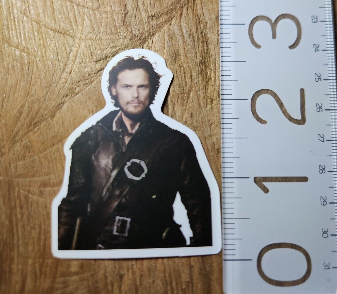 OUTLANDER Sticker Jaime Fraser Sam Heughan Claire Fraser Caitriona ...
