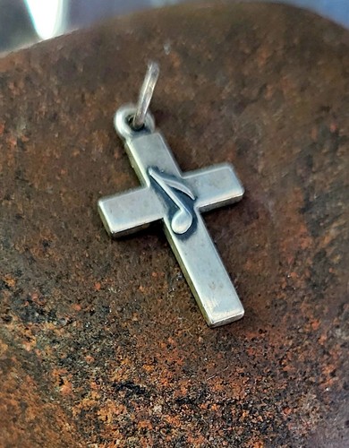 Retired James Avery Petite Music Note Cross Pendant Sterling Silver | eBay