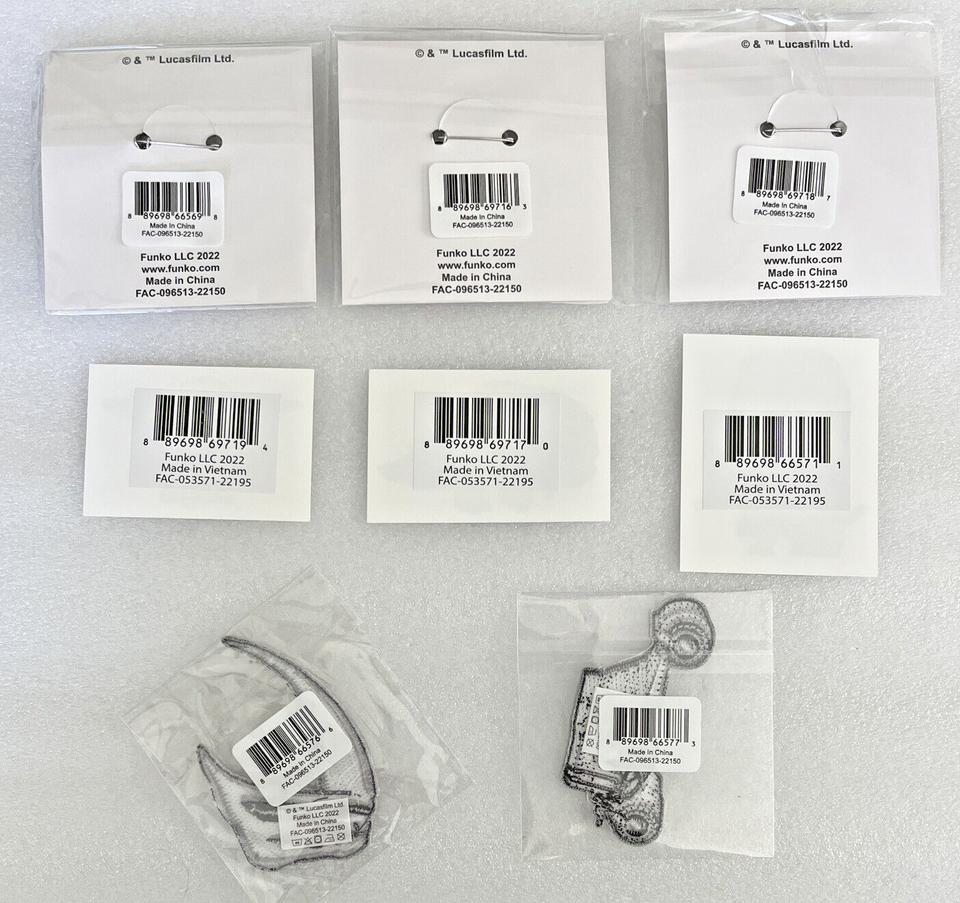 Funko Star Wars Mandalorian & Grogu Buttons Decals & Patches GameStop ...