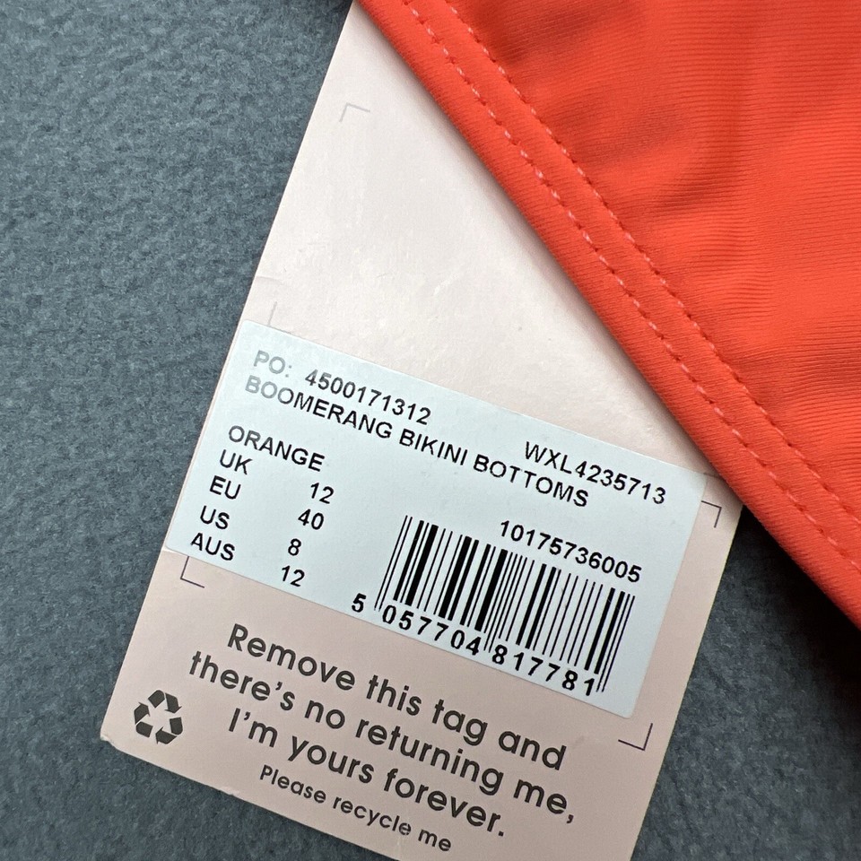 NWT Missguided Women's 2-piece Bikini Top size 6, Bottom 8, Coral ...