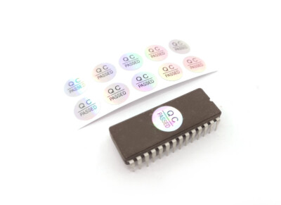 10x UV EPROM Aufkleber Etiketten Label Schutz IC CHIP Löschfenster 10mm ...