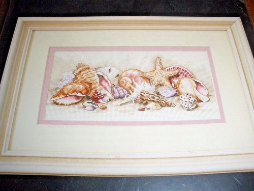 NEW Gold Collection Petites Dimensions Cross Stitch Kit #65035 SEASHELL ...