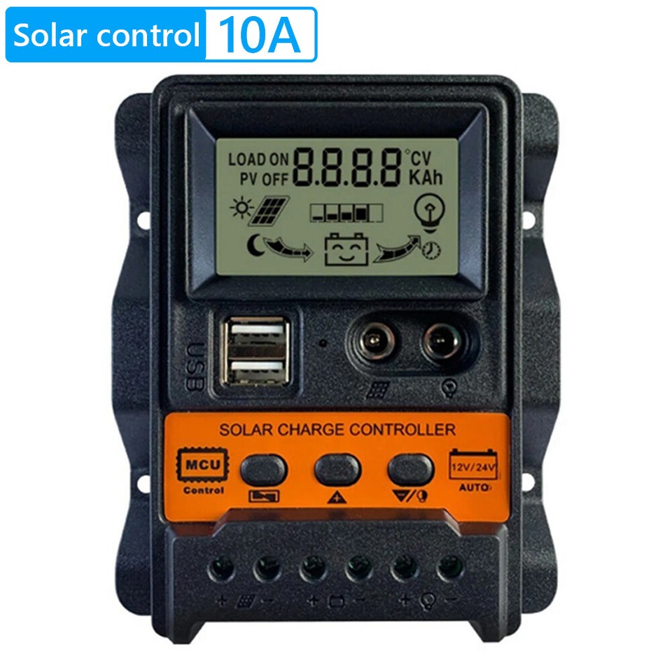 10A/20A/30A Solar Panel Battery Regulators 3-Stage PWM for Solar Panels ...