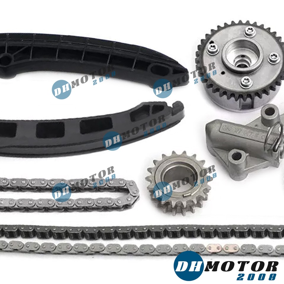 9Pcs Timing Chain Tensioner Adjuster Unit Kit For VW AUDI SKODA SEAT 1. ...