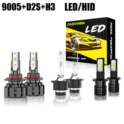 For 2002-2005 Lexus SC430 9005+D2S+H3 HID/led Headlight High/Low+Fog ...
