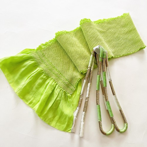 Japanese Kimono Accessories 'Obiage' Silk/Set/Shibori/Length:128×15cm ...