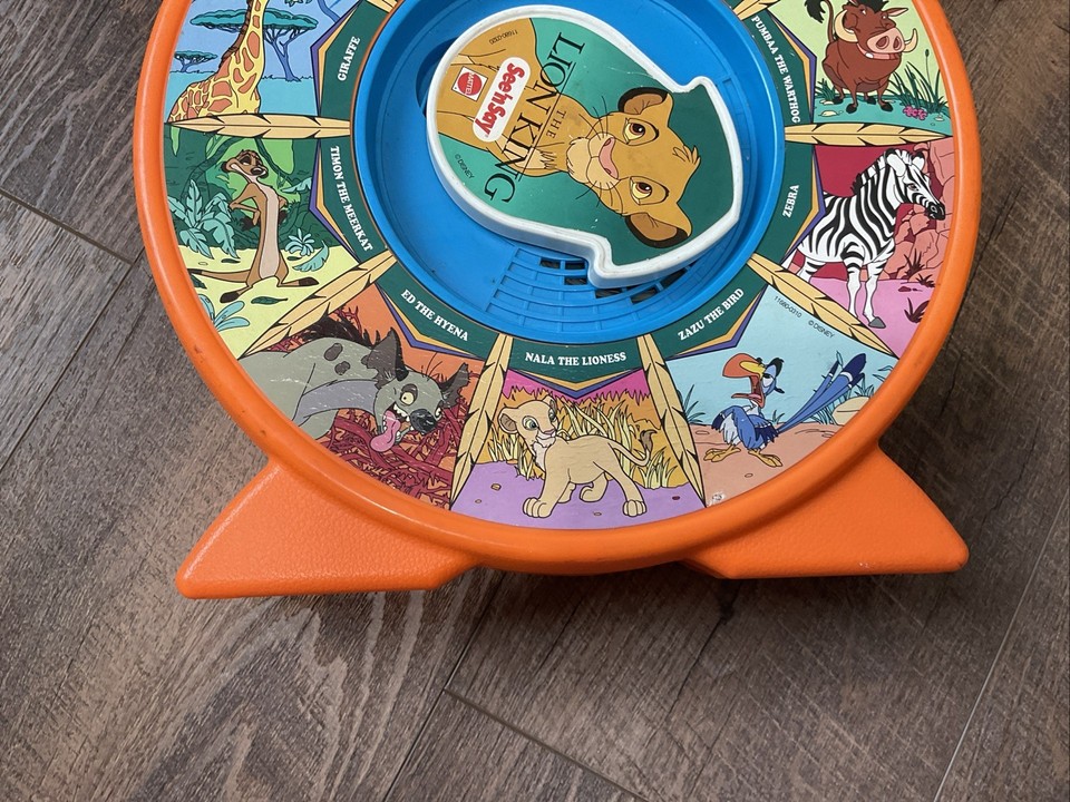 Vintage 1989 Mattel The Lion King See 'N Say Disney Talking Simba Works ...