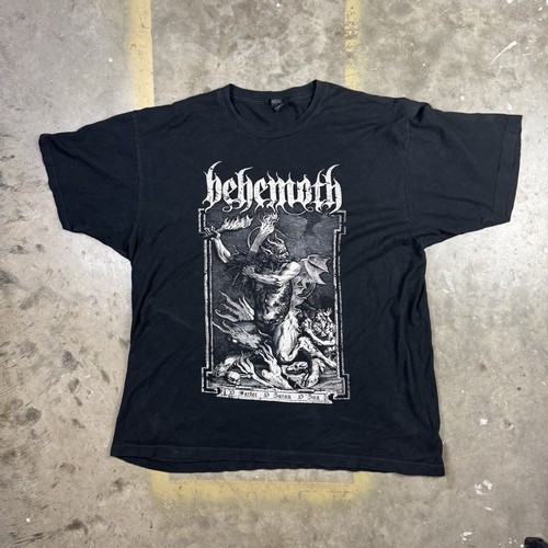 Behemoth band shirt sz XL tultex black death metal concert tour music ...