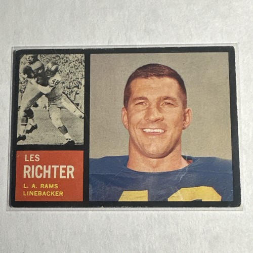 1962 Topps #86 Les Richter Los Angeles Rams | eBay