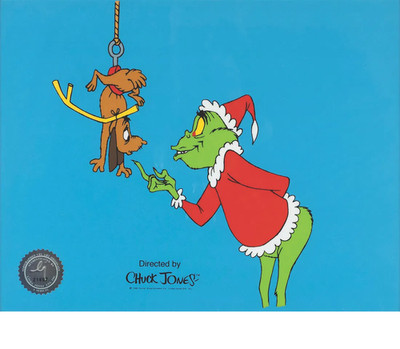 Dr Seuss How The Grinch Stole Christmas Serigraph Cel "Boo Hoo" Chuck ...