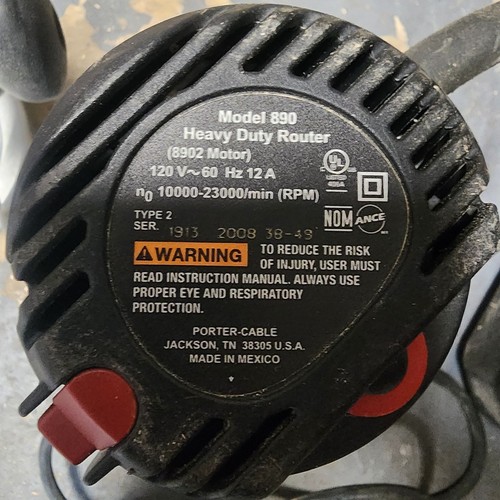 Porter Cable 890 Variable Speed Router with Plunge Base | eBay
