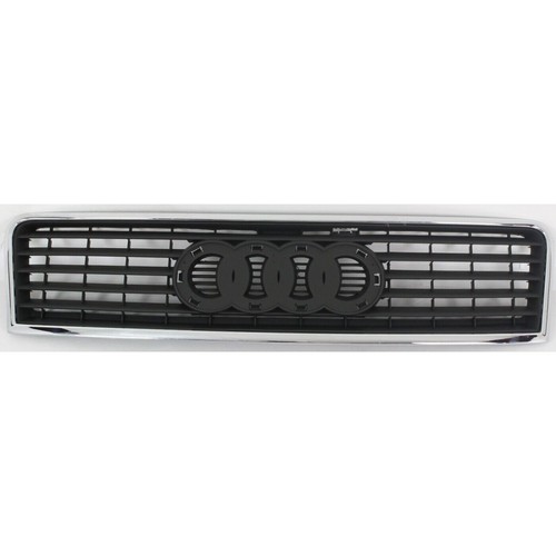Grille For 2002-2004 Audi A6 Quattro A6 Chrome Shell w/ Primed Insert ...