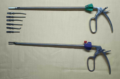 Laparoscopic Bulldog Clamp with 6 Clips & Hem-o-Lock Applier 10mmx330mm ...