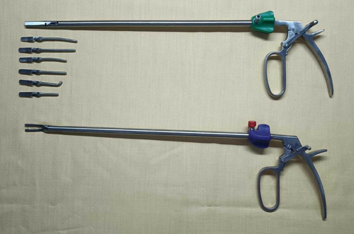 Laparoscopic Bulldog Clamp with 6 Clips & Hem-o-Lock Applier 10mmx330mm ...