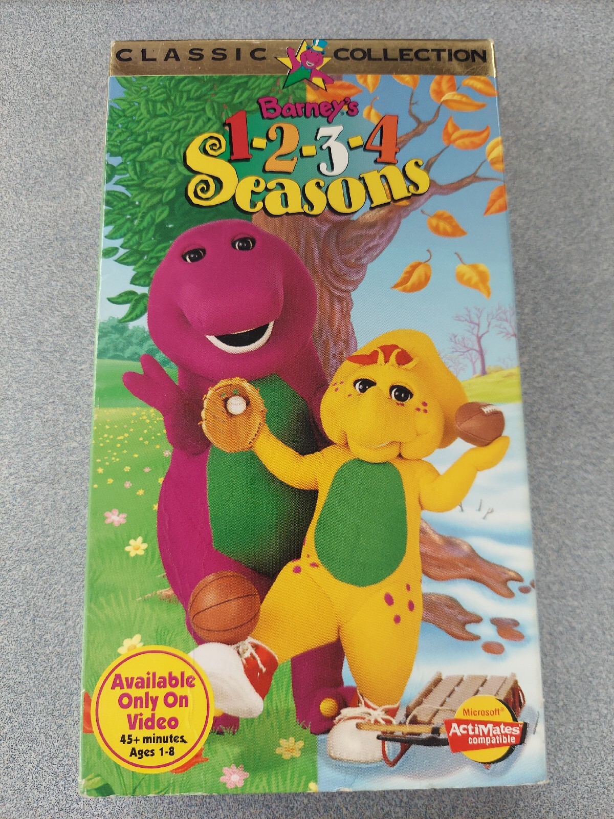 VHS Barney - Barneys 1-2-3-4 Seasons (VHS, | Grelly USA