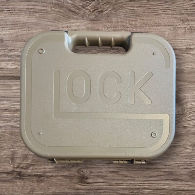 Glock 19X OEM Coyote Tan FDE Factory Clamshell Folding Padded Pistol ...