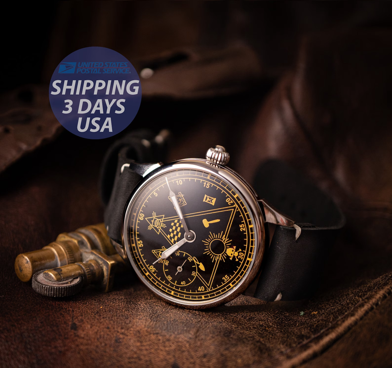 MARRIAGE WATCH 1980s, masonic watch, classic watch, V… - Gem