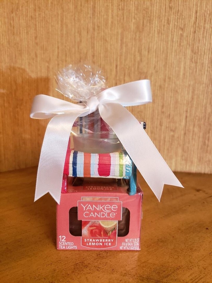 Yankee Candle Adirondack Beach Chair Tealight Holder | eBay