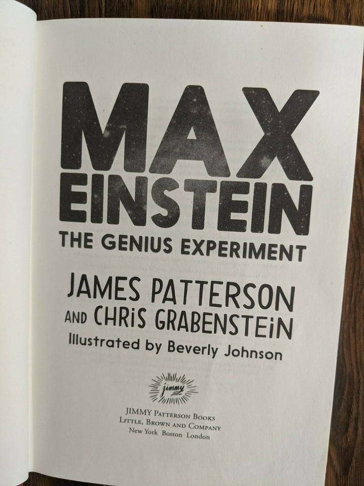 James Patterson Max Einstein: The Genius Experiment Book Kids | eBay