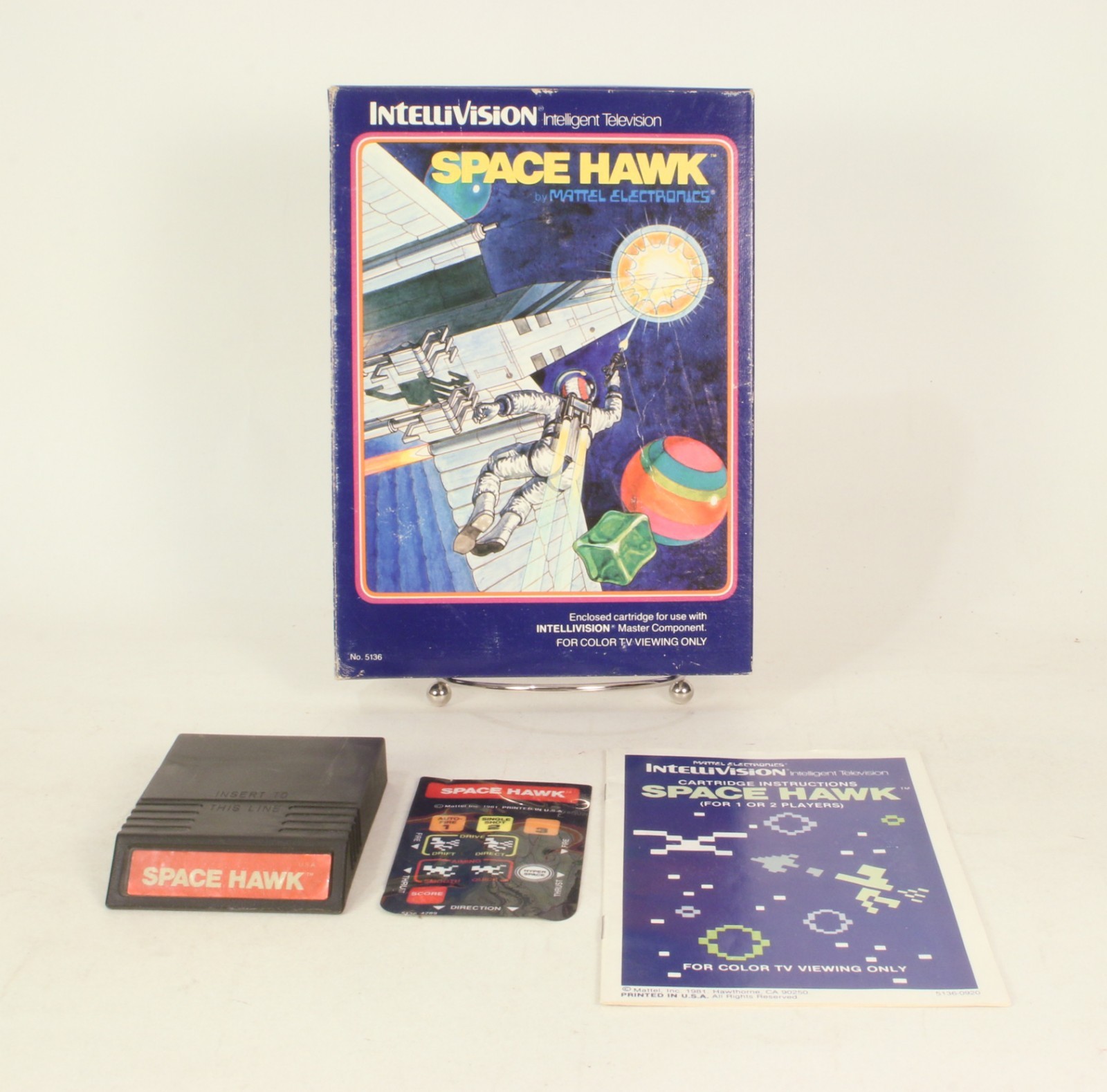 Vintage Boxed Intellivision Game Space Hawk Tested & Working | eBay