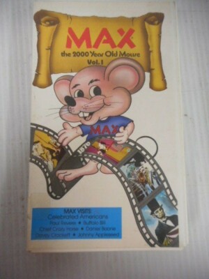 MAX The 2000 Year Old Mouse Vol. 1 VHS Family Express Video 28 Minutes ...