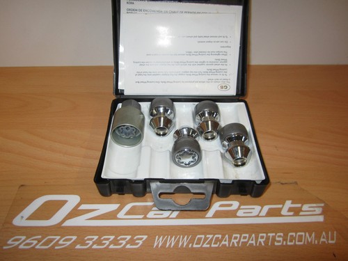 HOLDEN COMMODORE VL VN VP VR VS VT VX VY VZ WHEEL LOCK NUTS WITH KEY GM ...