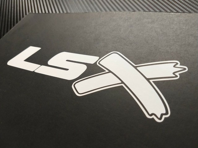 LSX Sticker decal vinyl ls x for c10 corvette camaro chevy GM swap many ...