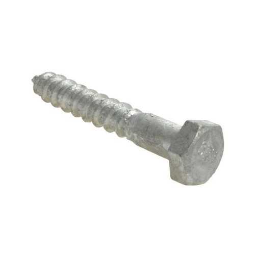 Qty 500 Hex Coach Screw M8 (8mm) x 100mm Galvanised Lag Bolt Gal HDG ...