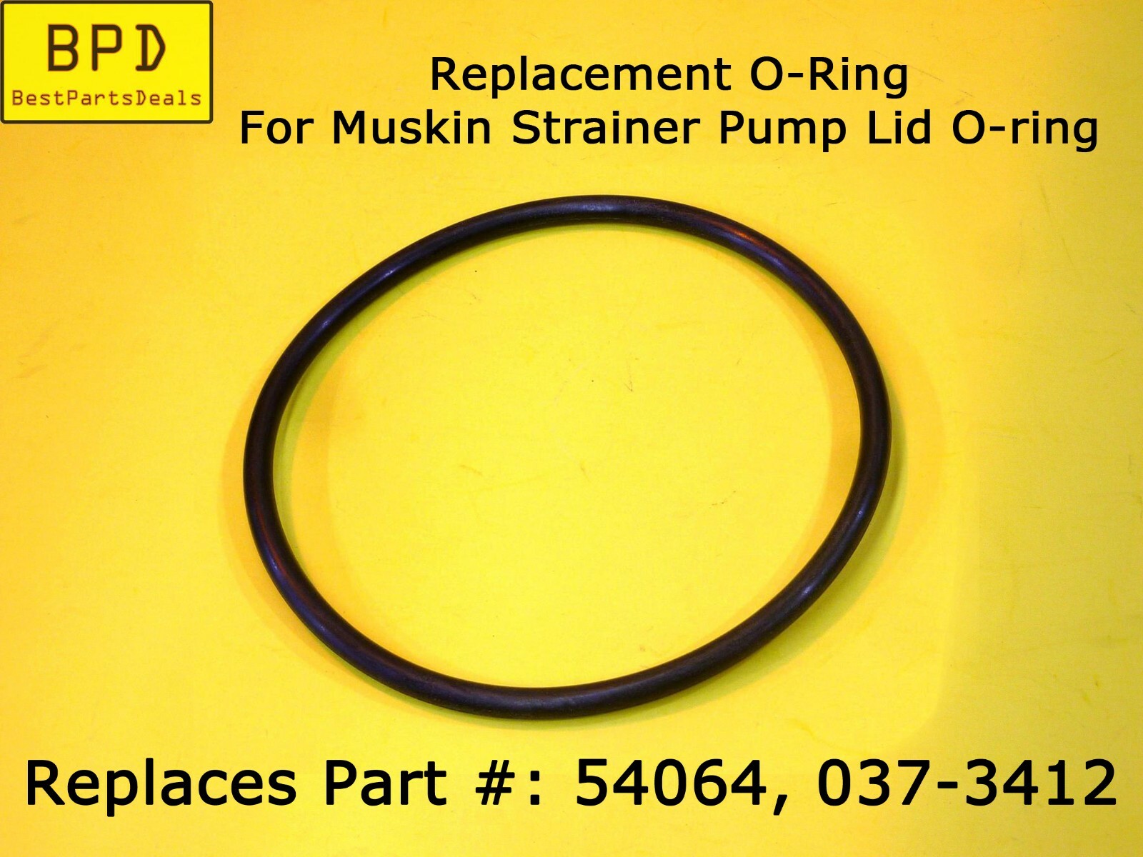 1x Strainer Pump Lid O-Ring Seal Replacement For Muskin PN: 54064, 037 ...