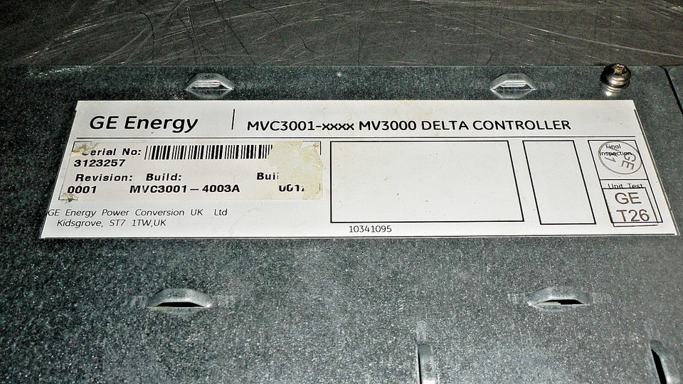 G.E. CONVERTEAM MVC3001-4003A DELTA CONTROL | eBay